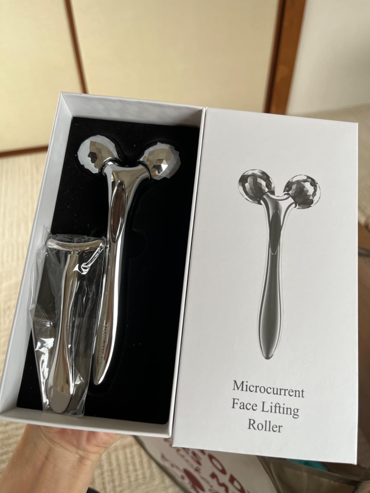 Amazon | Vimaydo 美顔ローラー Y字型美容ローラー マッサージ 小顔 フェイス＆ボディー用 美顔器 3D 充電不要 防水 マイクロカレント 微弱電流 男女兼用 (ギフトT字型の ...