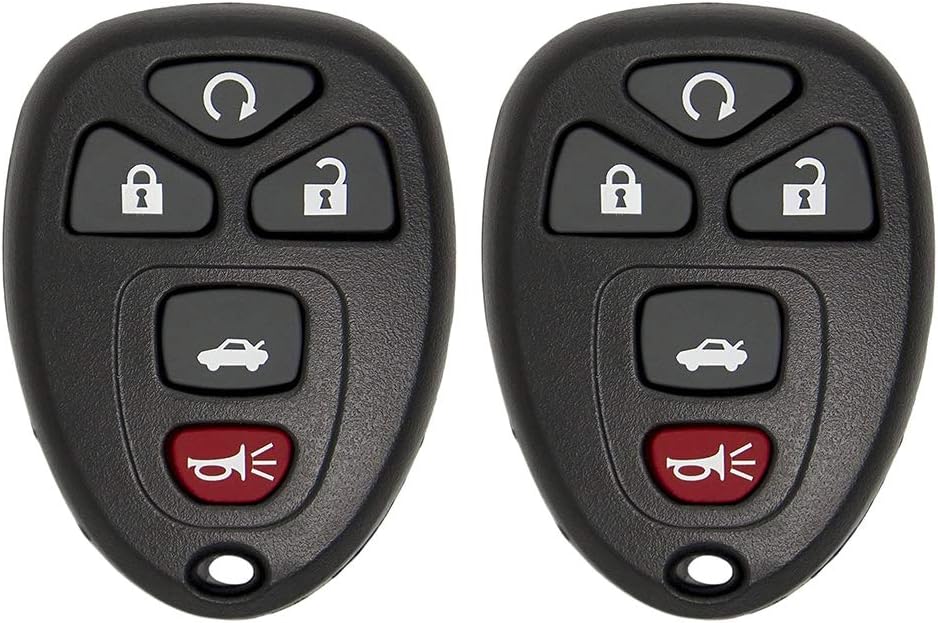 Keyless2Go Keyless Entry Car Key Replacement for Vehicles That Use 5 ...