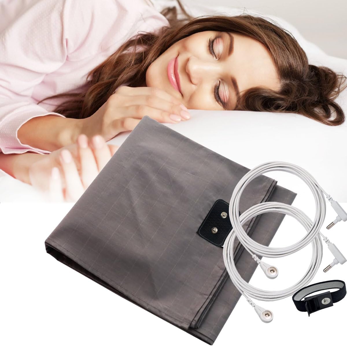 Amazon.com: Amerthing Grounding Flat Sheet, Conductive Mat with Pure Silver Thread for Better ...