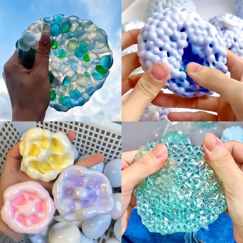 Stress Ball Kit Milky Blank Skins Empty Stress Ball DIY Kit,Blank ...