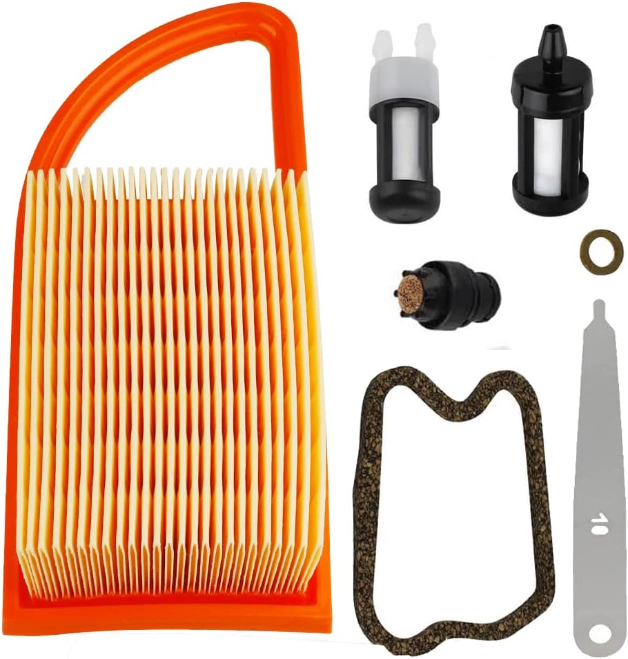 Amazon.com: HUSWELL Air Filter Fuel Filter kit for Stihl 4282 141 0300 ...