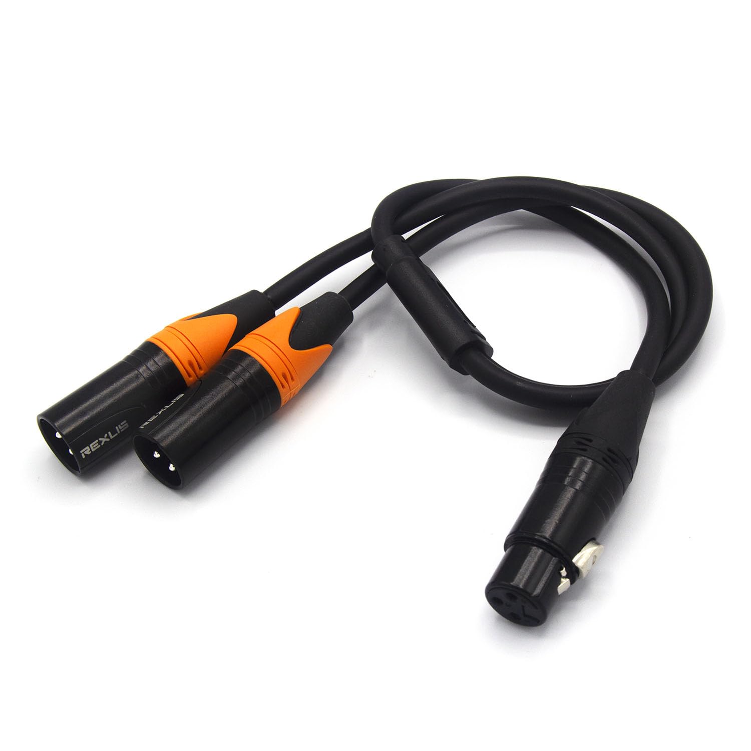 Amazon.com: REXUS XLR Female to XLR Dual Male Balanced Splitter Cable 1 ...