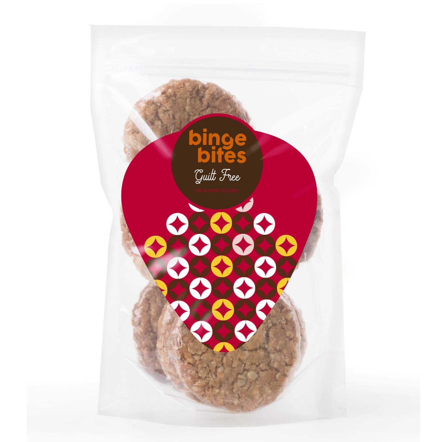 Binge Bites Fresh Premium Cookies Honey Oats and Almond Best Delicious ...