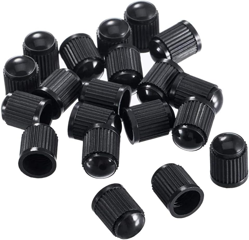 10 pcs Tyre Valve Caps, Universal Dust Cap - Black Stem Caps - Used On ...