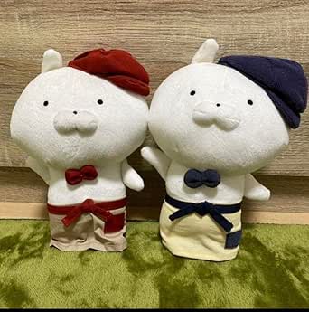 Amazon.co.jp: Usamaru Usako Cafe Clerk Plush Toy Set of 2 : Toys & Games