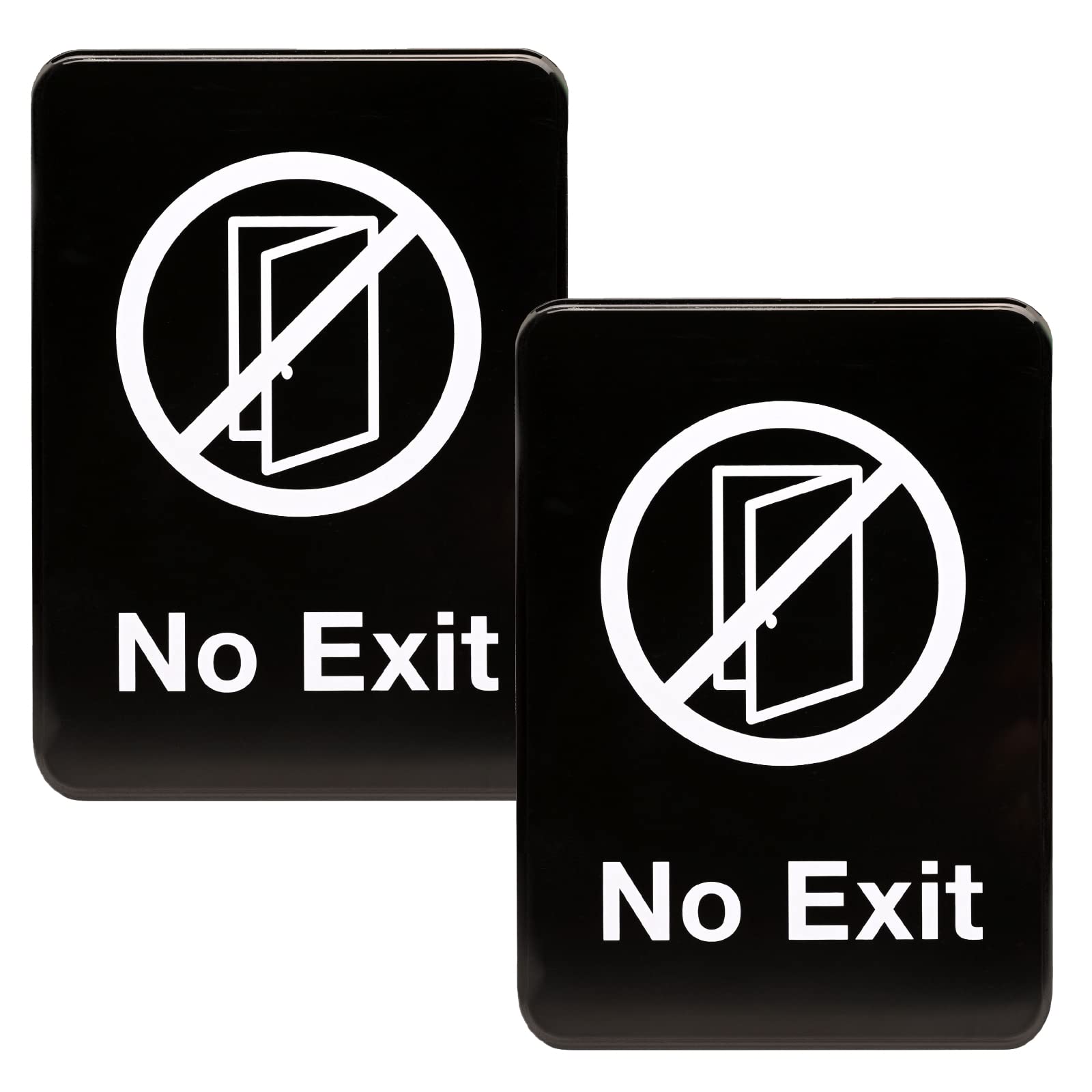 Snapklik.com : Excello Global Products No Exit Sign: Easy To Mount ...