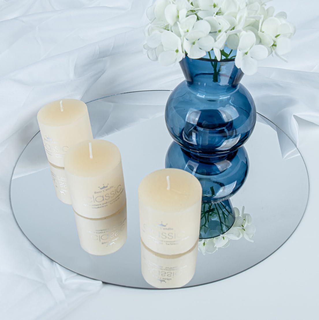 Round Table Mirrors For Centerpieces Centerpieces And Table