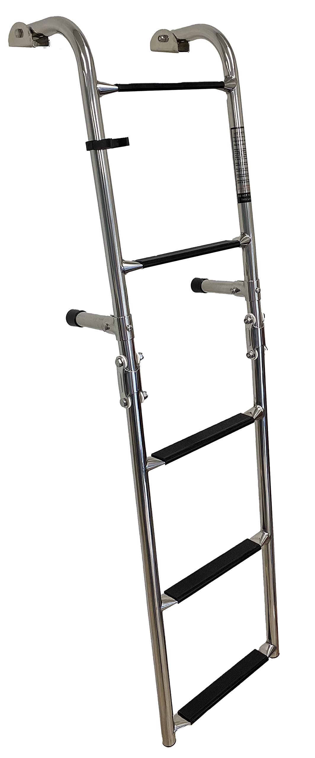 Snapklik.com : 77090402 5 Step Folding Boat Ladder Stainelss Steel Ski ...