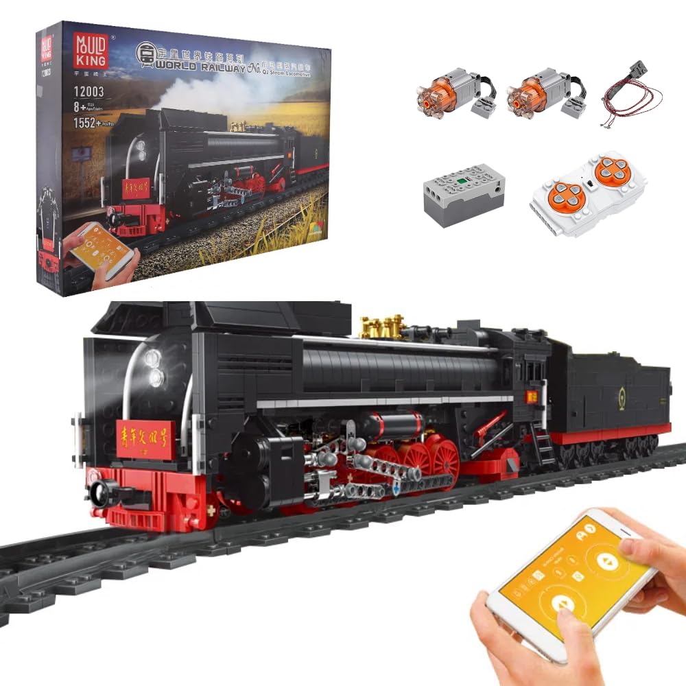 Buy Mould King 12003 Train Building Kits for Boys, 1511 Pieces Train ...