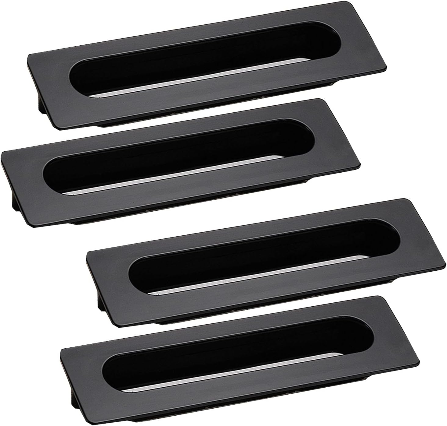 Amazon.com: Recessed Pulls,Sliding Door Handle, Black Concealed ...