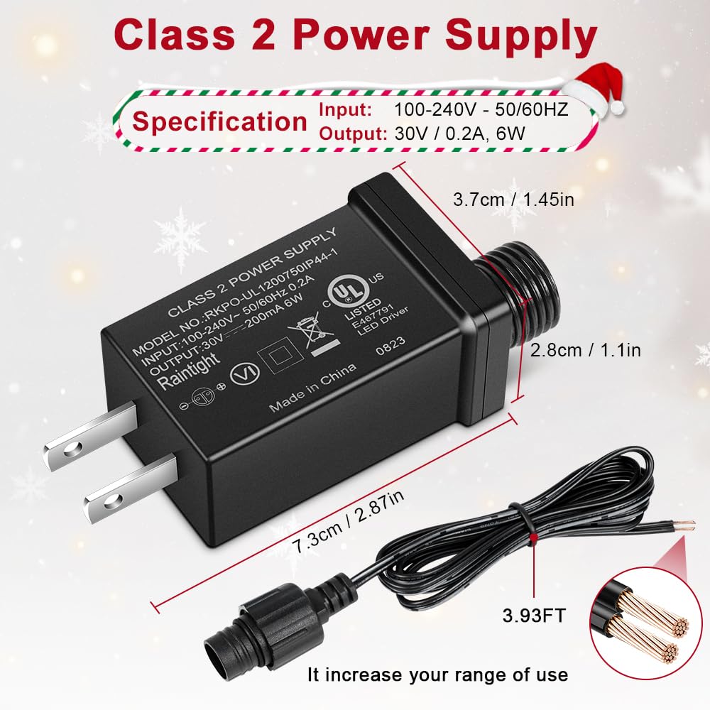 Snapklik.com : 30V 0.2A 6W Class 2 Power Supply, Low Voltage LED ...