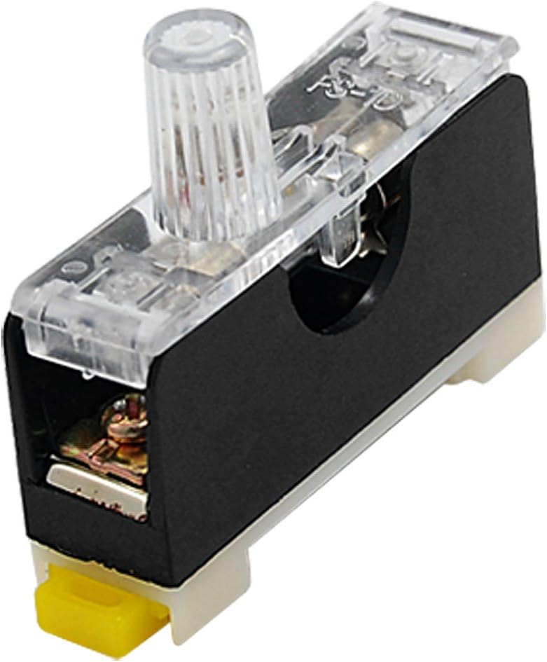 Uxcell 250V 10A FS-10 Single Pole Fuse 6mm x 30mm with FuseHolder Base ...