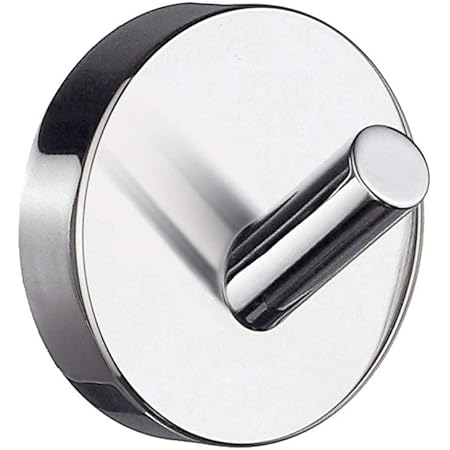 Smedbo SME, Polished Chrome RK355 Towel Hook Single, 4.5 x 4.5 x 4 cm ...