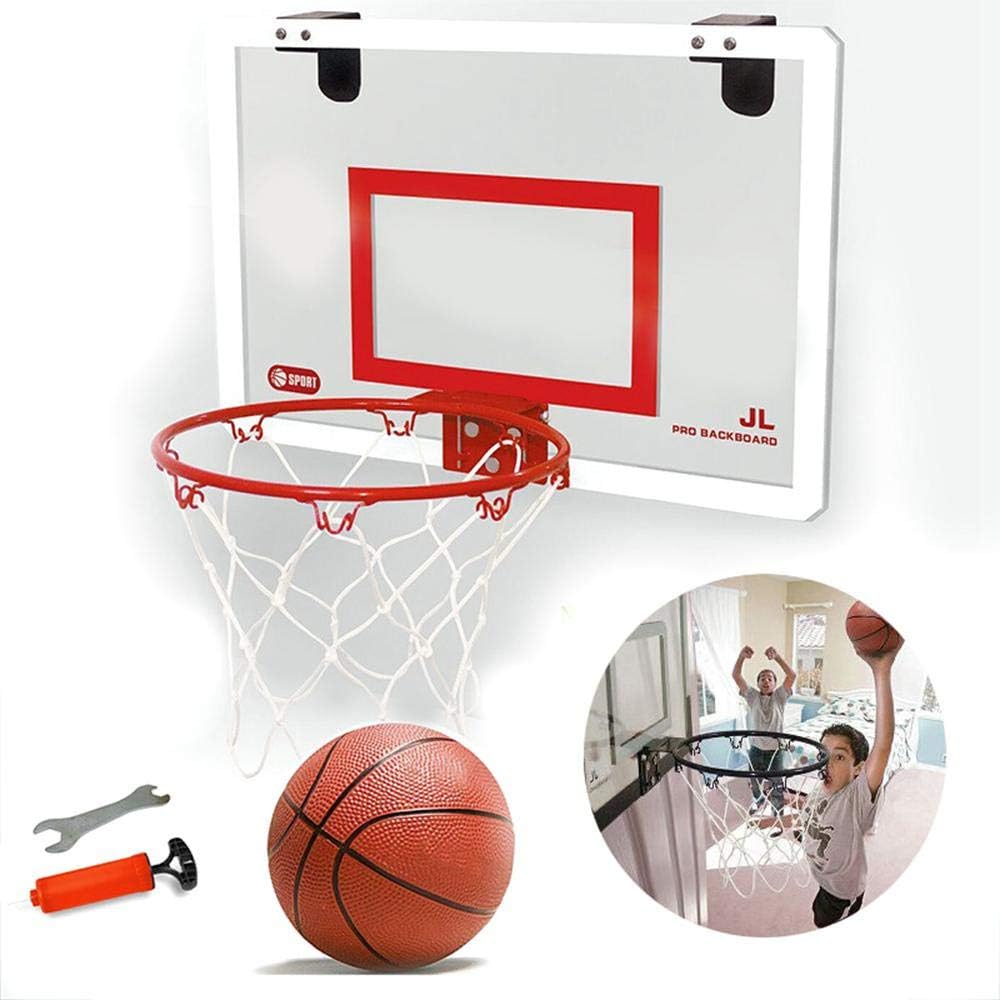 MOGOI Indoor Wall Mounted Mini Basketball Hoop and Balls Set for Door ...