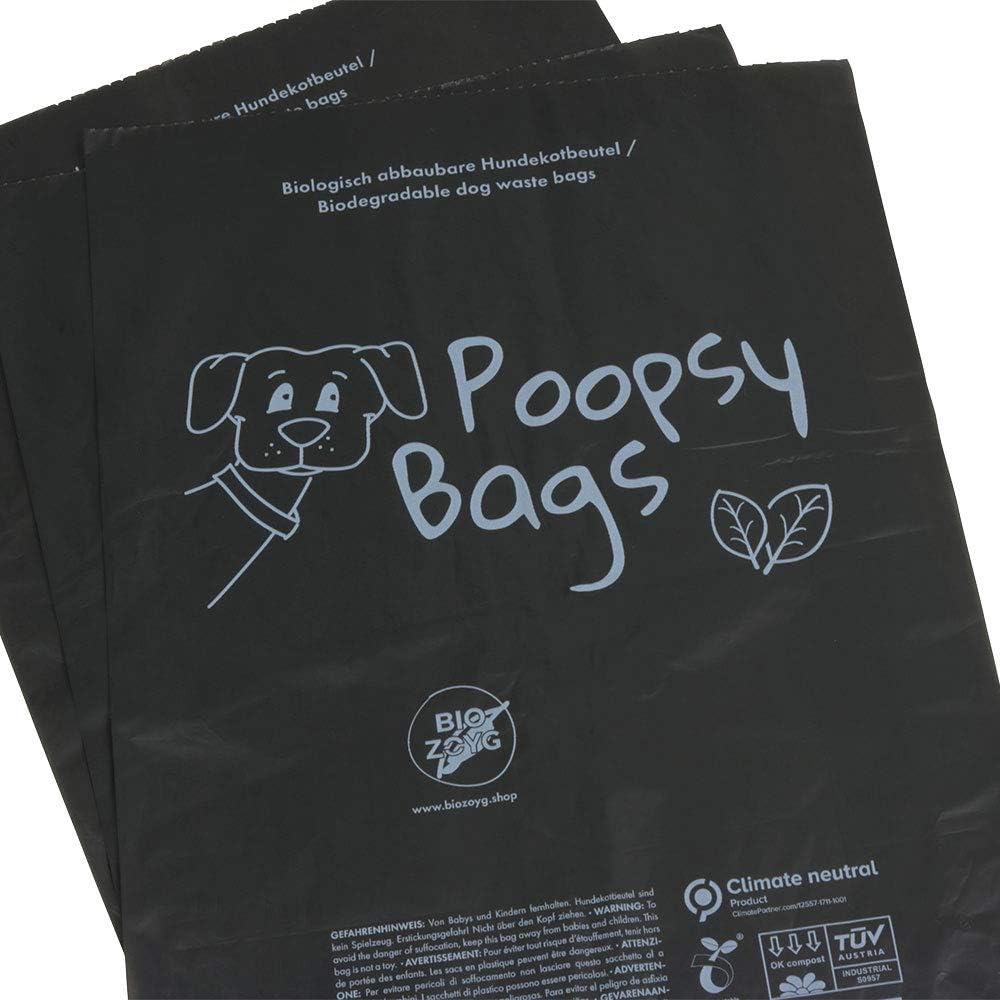 BIOZOYG climatic neutral Poopsy Bags biodegradable dog poop bags I ...