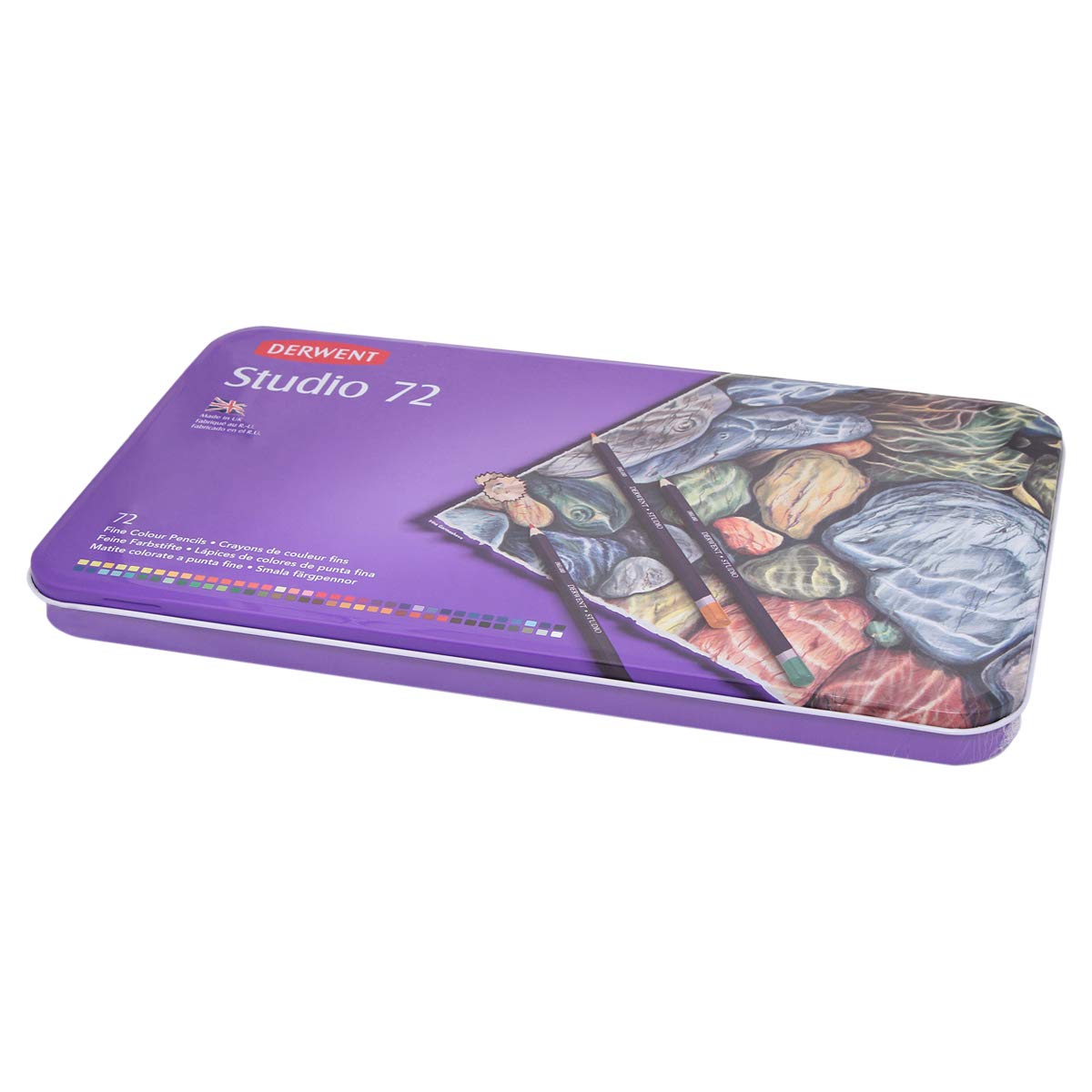 Derwent Studio Colouring Pencils Tin, Drawing & Colouring, Ideal for ...