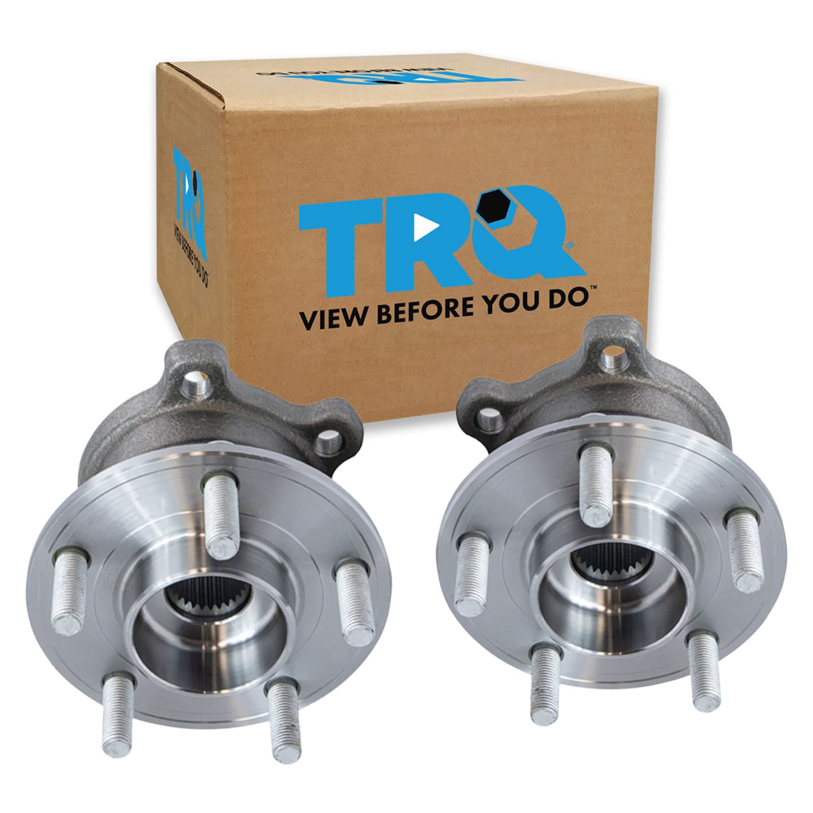 Amazon.com: TRQ Rear Wheel Hub Bearings Assembly Set Compatible with ...