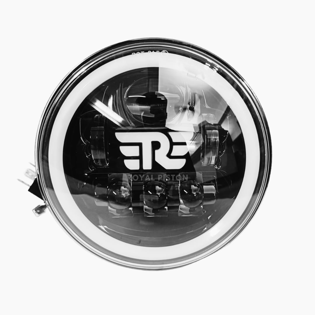 RWT 90W LED Headlight for Royal Enfield Classic, Bullet 350, Thunder ...