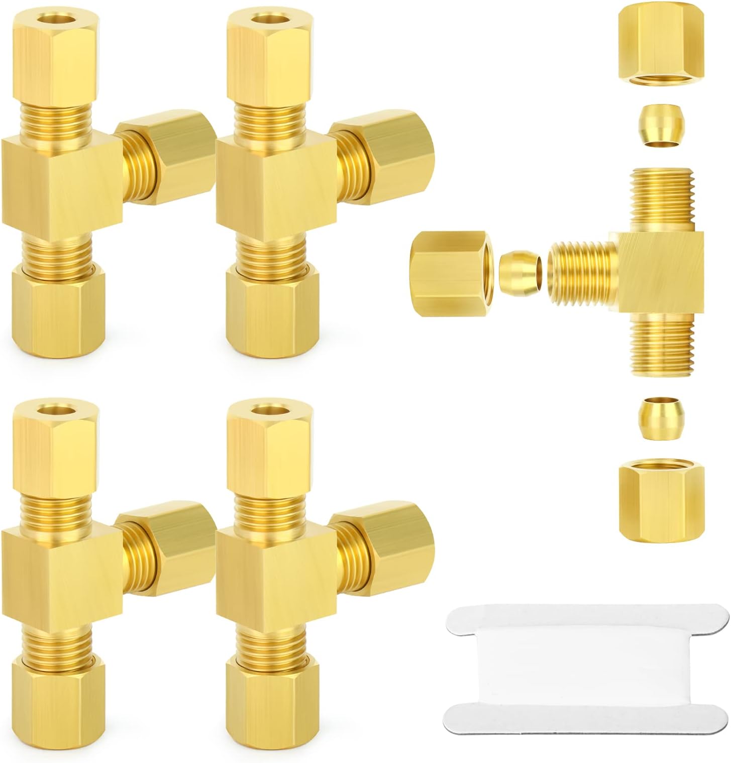 Amazon.com: Bryke Racing 3/16 Tee Compression Fitting : Automotive