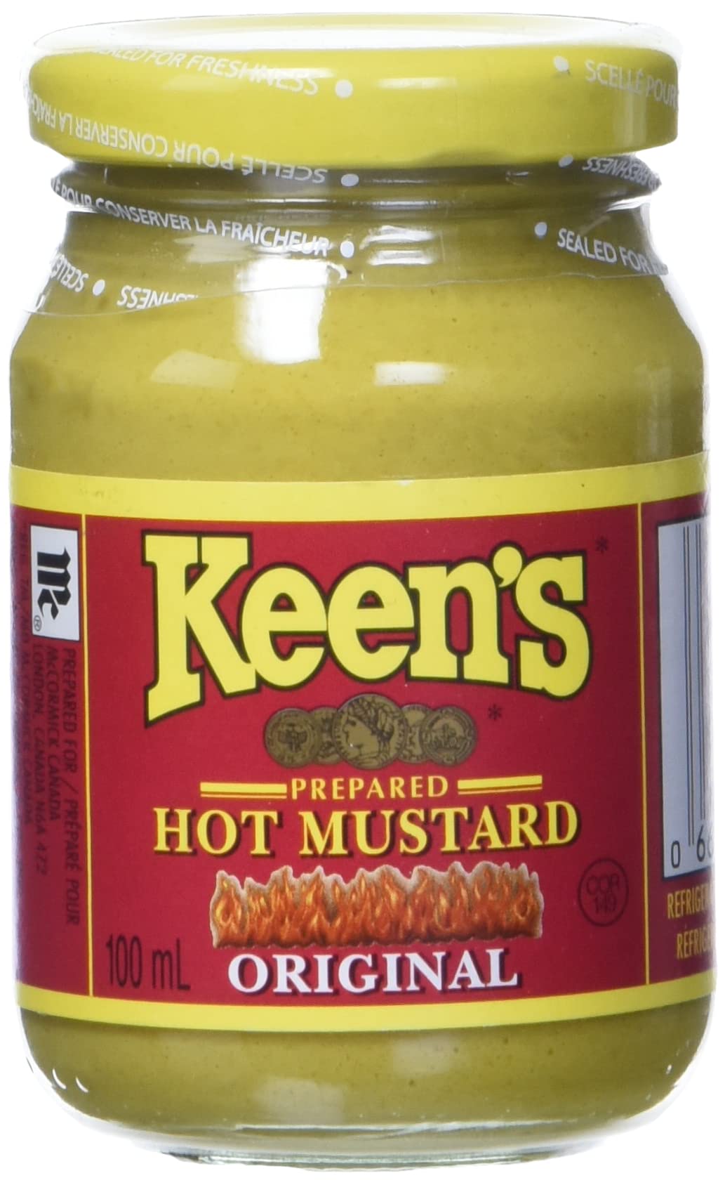 Keen's Prepared, Hot Mustard, 100ml : Amazon.ca: Grocery & Gourmet Food