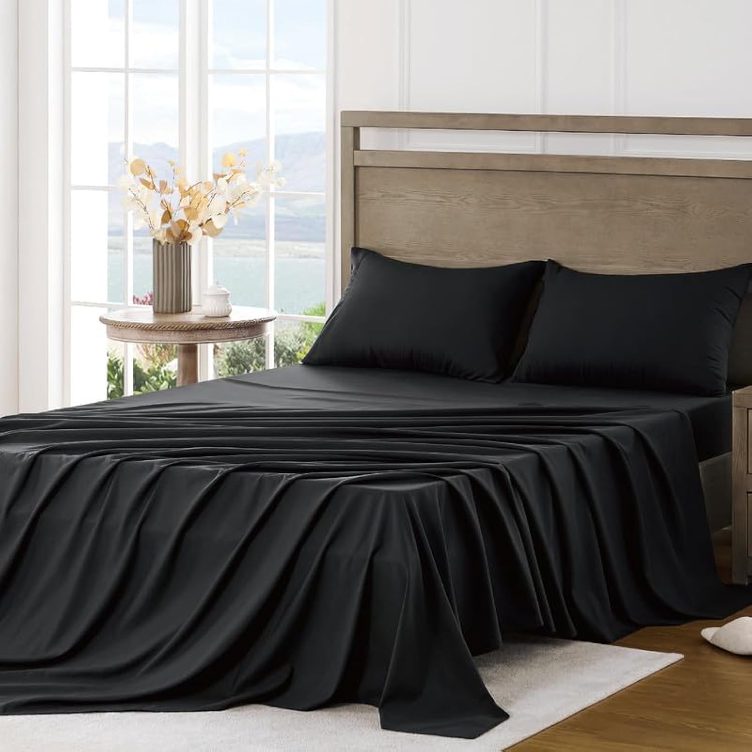 Amazon.com: FreshCulture California King Sheet Sets - Brushed ...