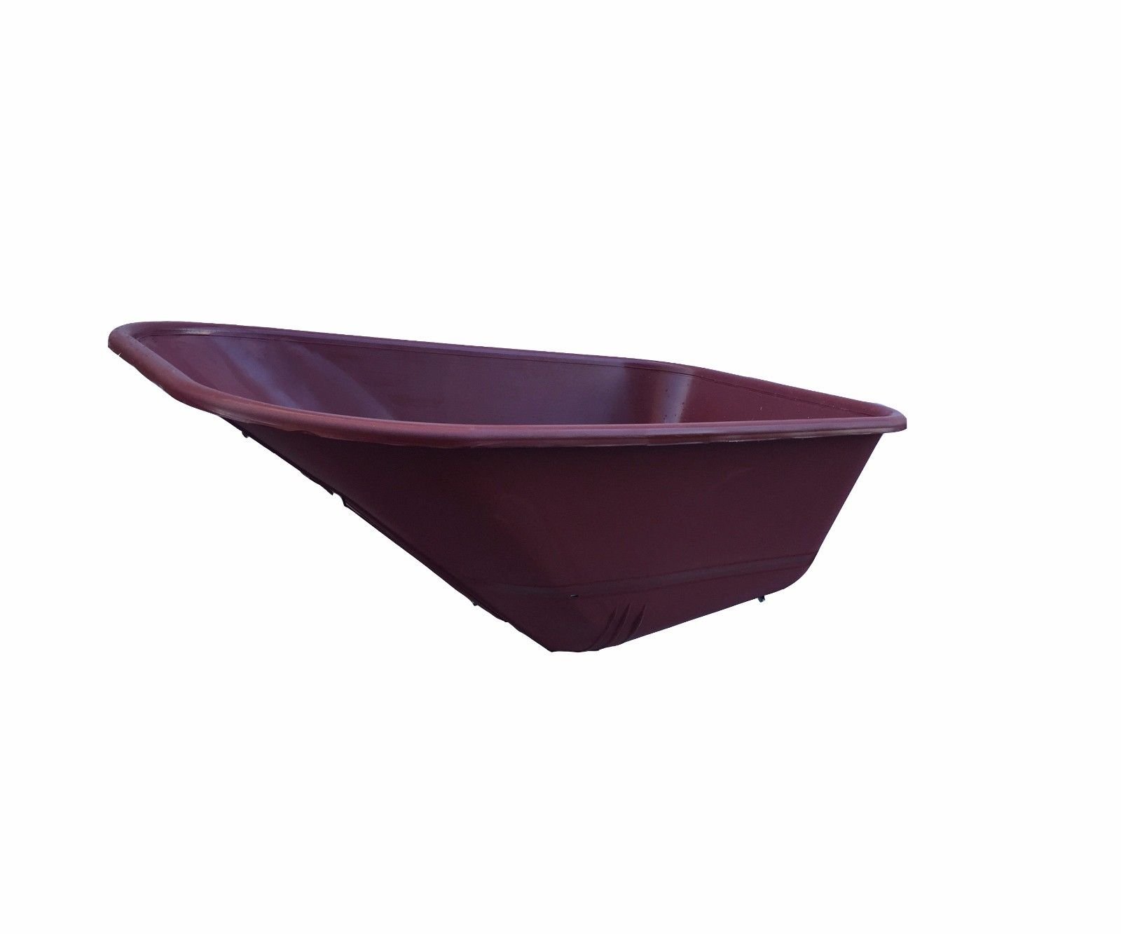KetoPlastics WHEEL BARROW BURGUNDY REPLACEMENT PLASTIC BODY 85LITRE/ NO ...
