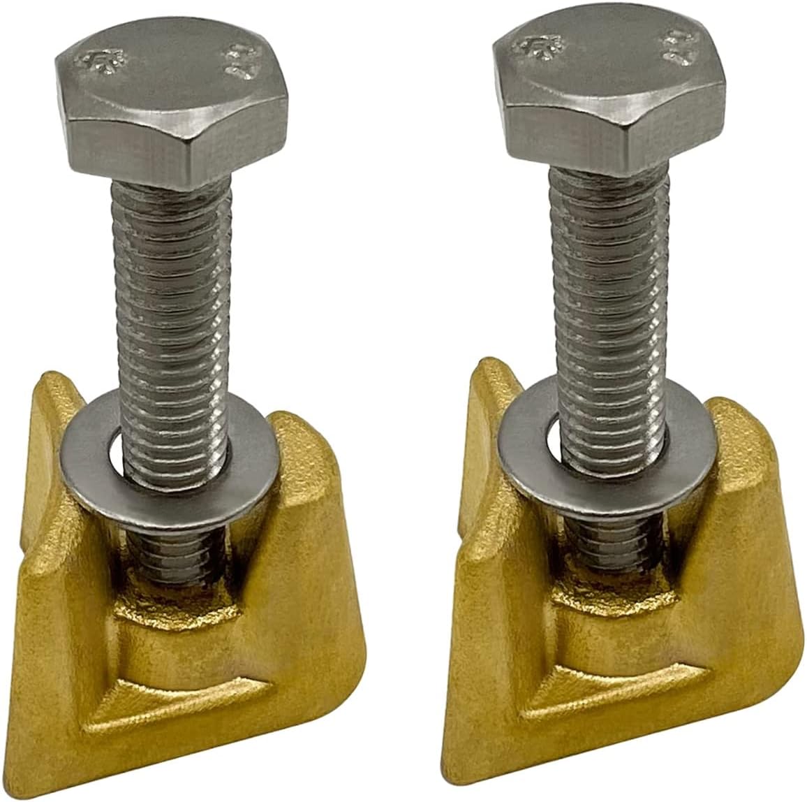 Amazon.com: Poolzilla 2 Pack Bronze Wedge Assembly for 4" Rail Anchors ...