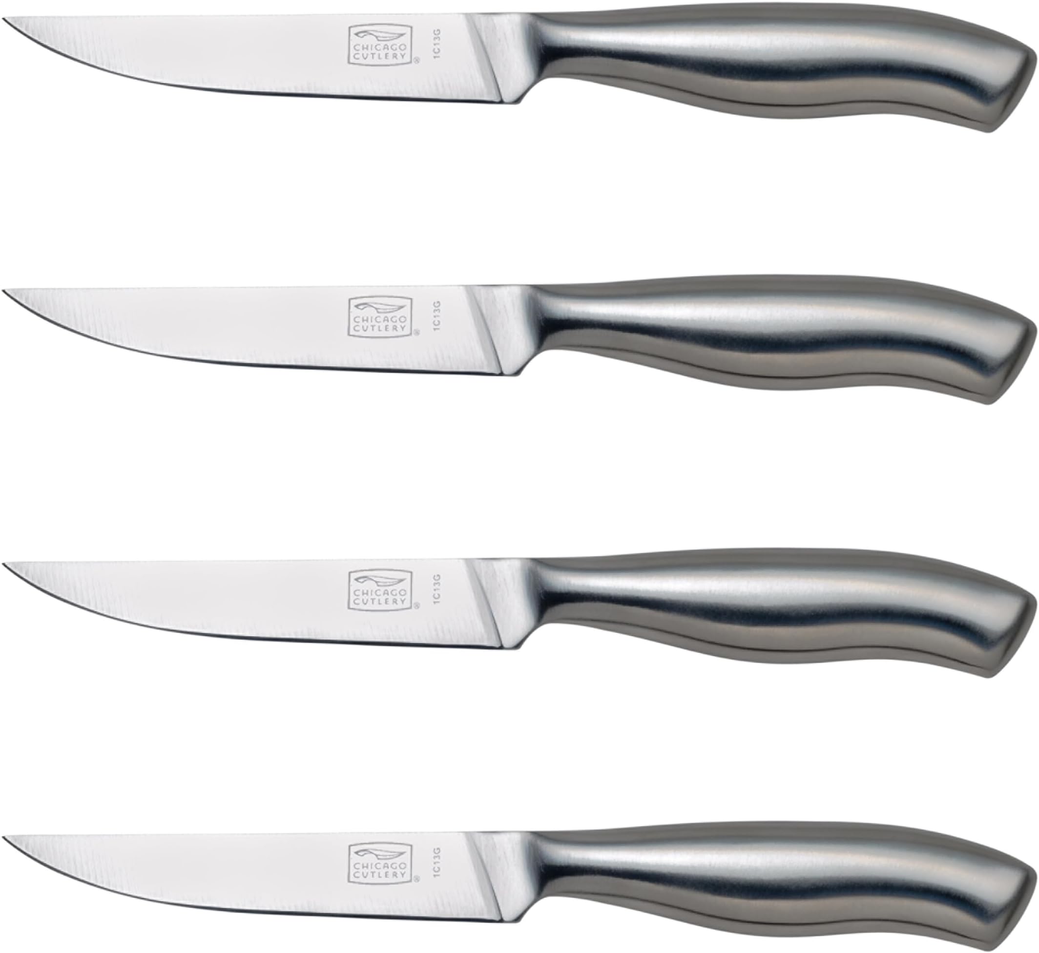 Amazon.com: Chicago Cutlery Essentials 4-Pc Steak Set: Steak Knife Sets ...