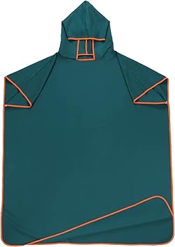 Kinsinder Handtuch Poncho, Surf Poncho für Damen Herren Erwachsene, Mikrofaser Surf Badeponcho ...