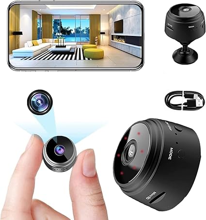 Amazon.com : Enzemit Mini Security Camera, A9 Mini Camera, 1080P HD ...