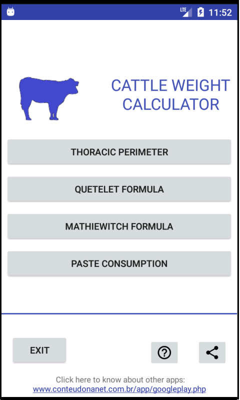 Cattle Weight - Calculator - App on Amazon Appstore