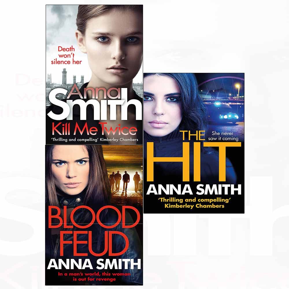 Anna smith blood feud, hit, kill me twice 3 books collection set: Anna ...