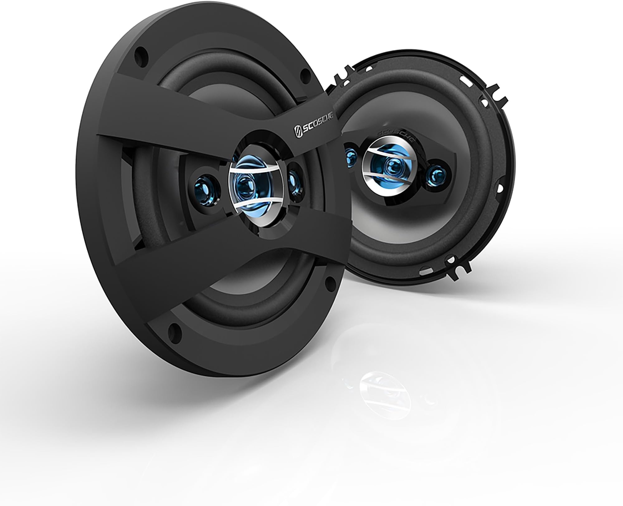 Amazon.com: Scosche HD6504 - High-Performance 6.5" 4-Way Full Range Car ...