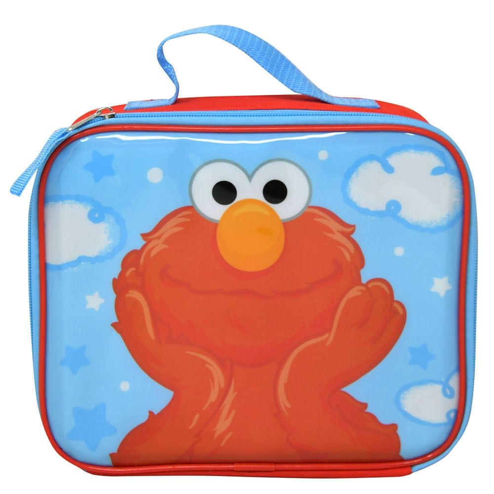 Amazon.com: Sesame Street Elmo Lunch Bag 9.5 inches : Home & Kitchen