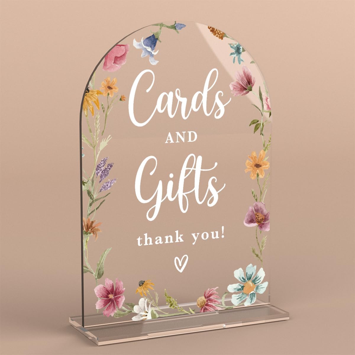Amazon.com: Acrylic Wedding Sign Cards and Gifts Signs Ceremony Modern ...