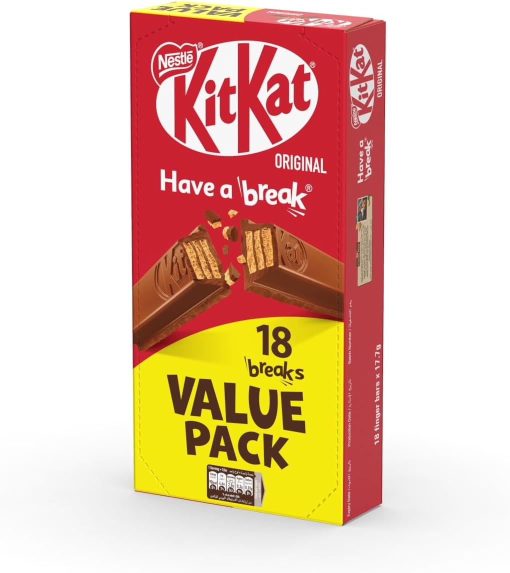 KITKAT Wafer Chocolate 2 Figer Value Multi Pack 18X17.7G : Buy Online ...