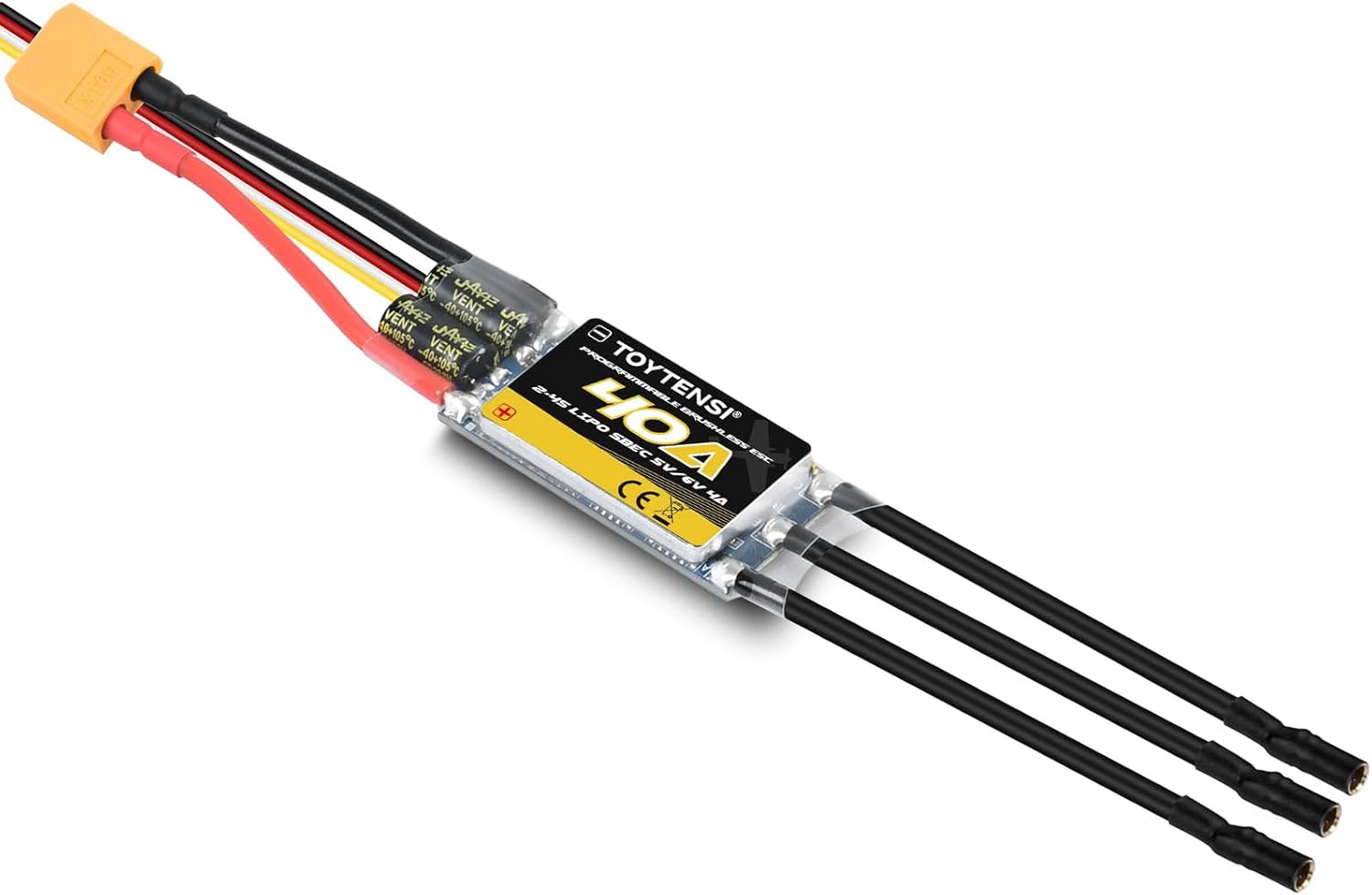 Amazon.com: TOYTENSI 40A 2-4S RC Brushless Motor ESC for RC Plane ...