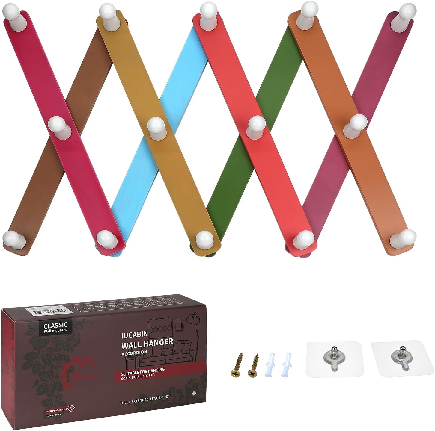 Amazon.com: InterDesign Formbu Wall Mount Entryway Expanding Storage ...