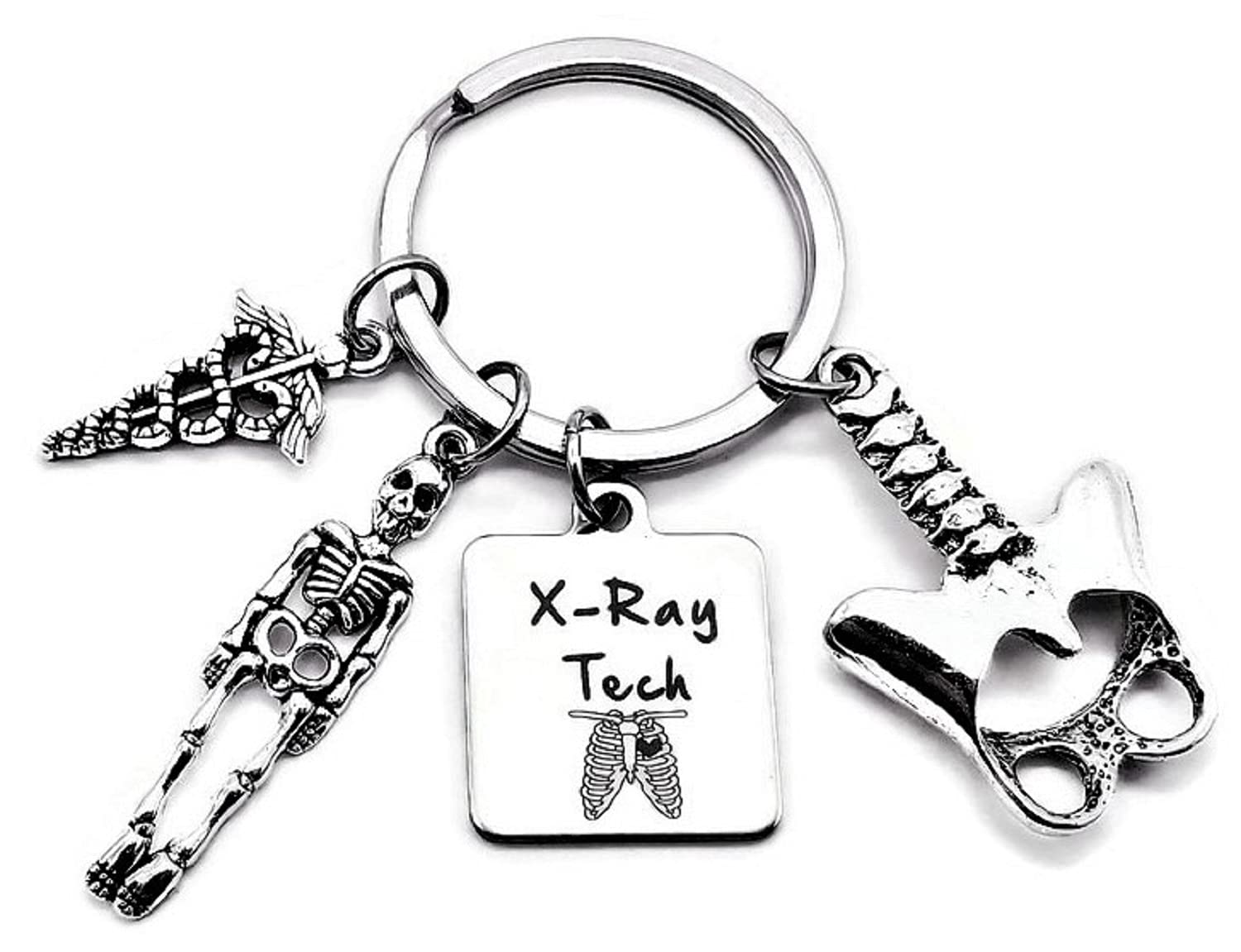Amazon.com: X-Ray Tech Keychain Radiologist Gift Radiologic ...