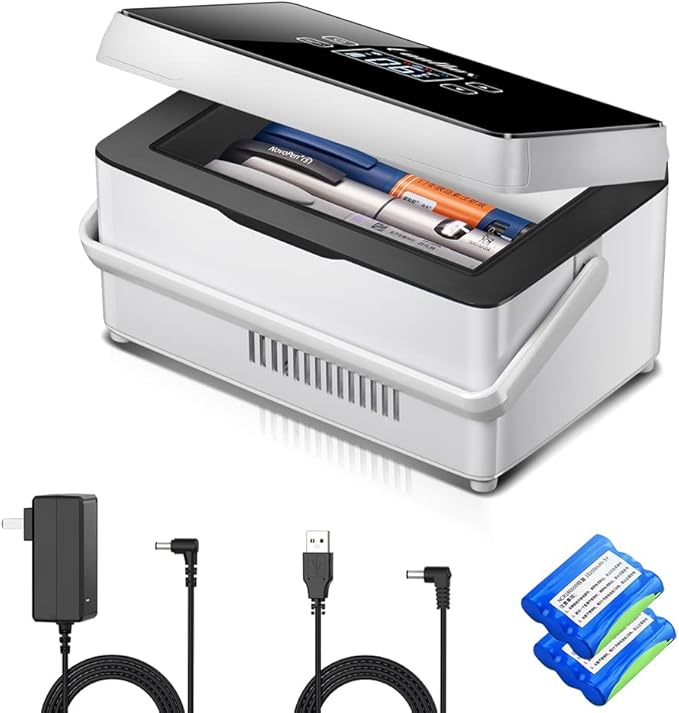 Amazon.com: QIRDLP Portable medicine cooler box with LCD touch screen ...