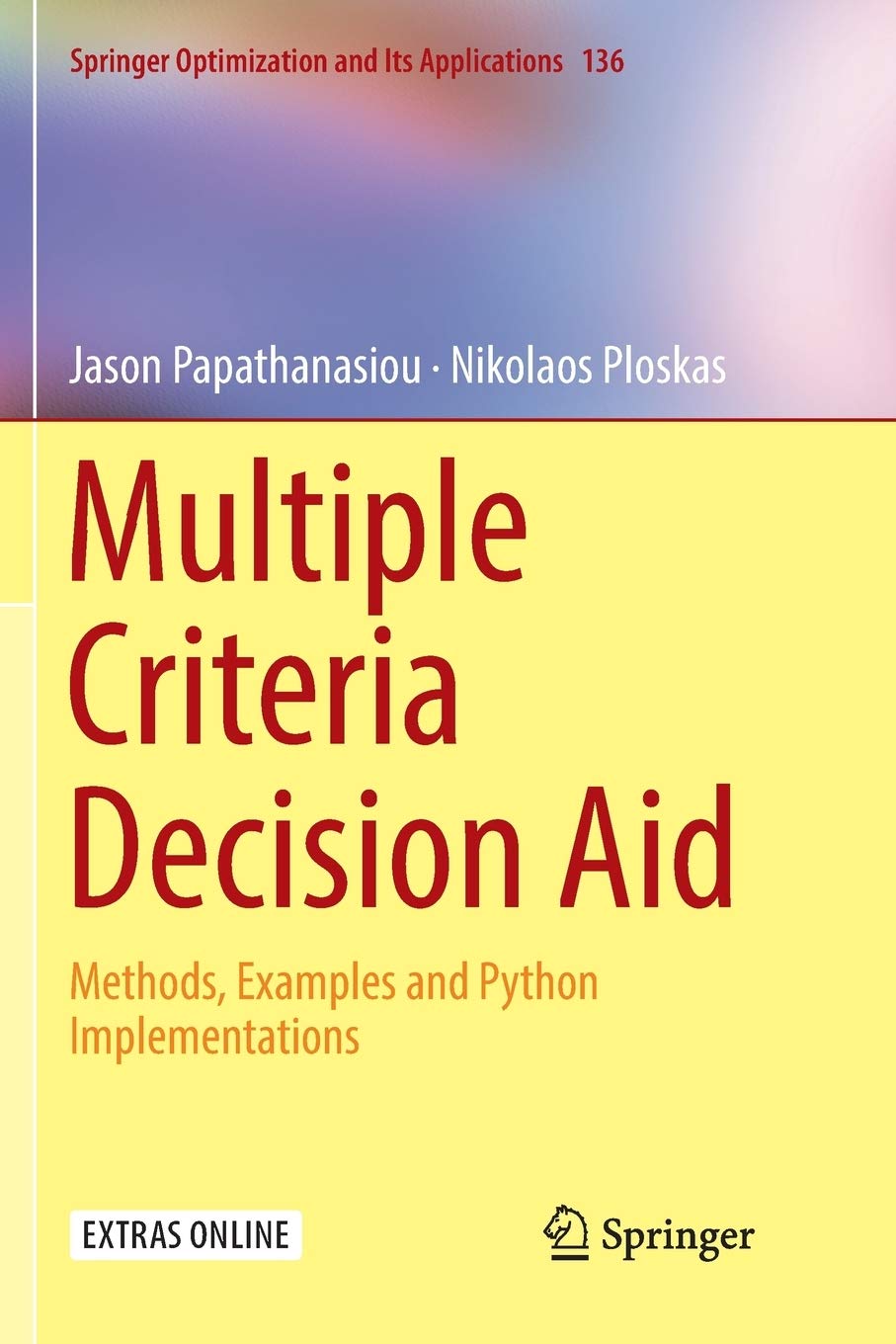 Multiple Criteria Decision Aid Methods Examples And Python Implementations Springer | Desertcart ...
