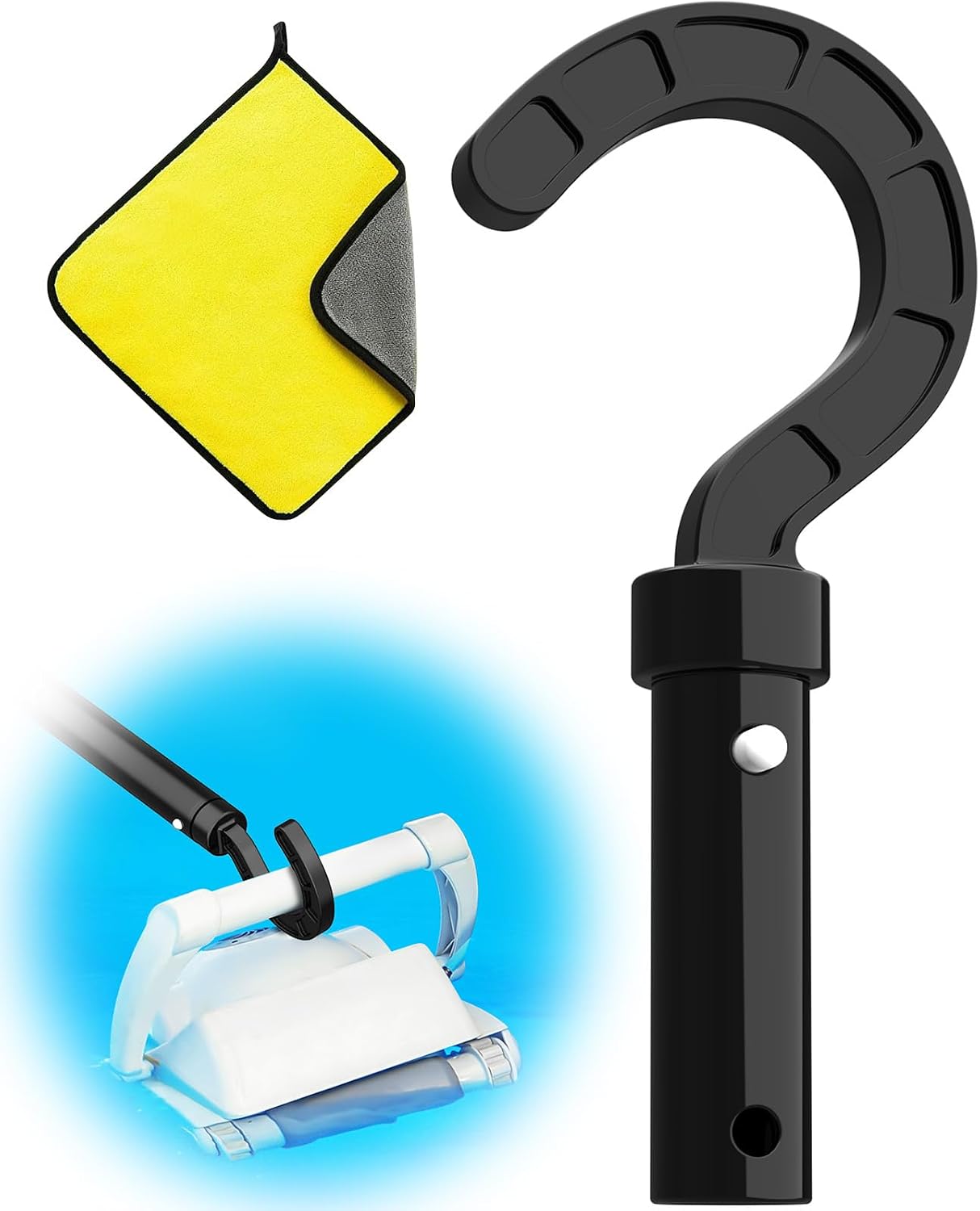 Amazon.com : Multi-Purpose Pool Hooks for Pool Pole Attaches to ...