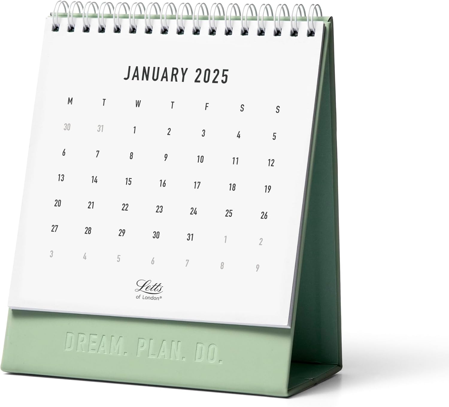 Amazon.com : Letts of London Conscious 2025 Desk Calendar - sage ...