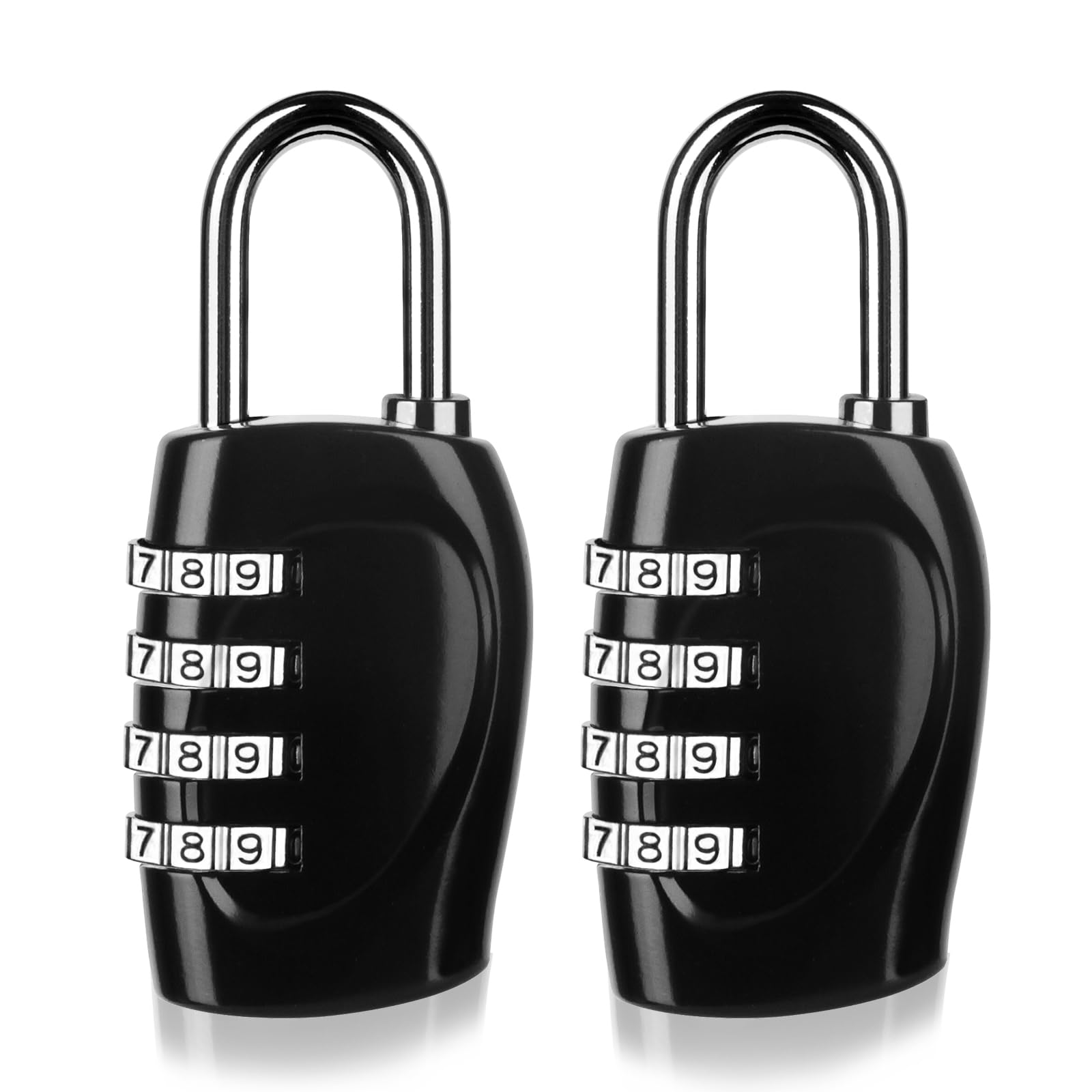 4 Digit Combination Lock Outdoor Padlock for School Gym Locker Outdoor ...