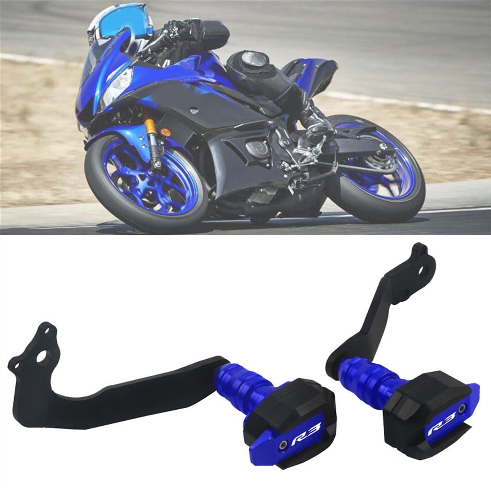 2024 Yamaha R3 Frame Sliders