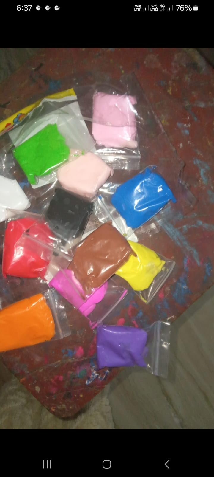 Eclet (Pack of 12) Air Dry Clay, Colorful Children Soft Clay, Creative ...