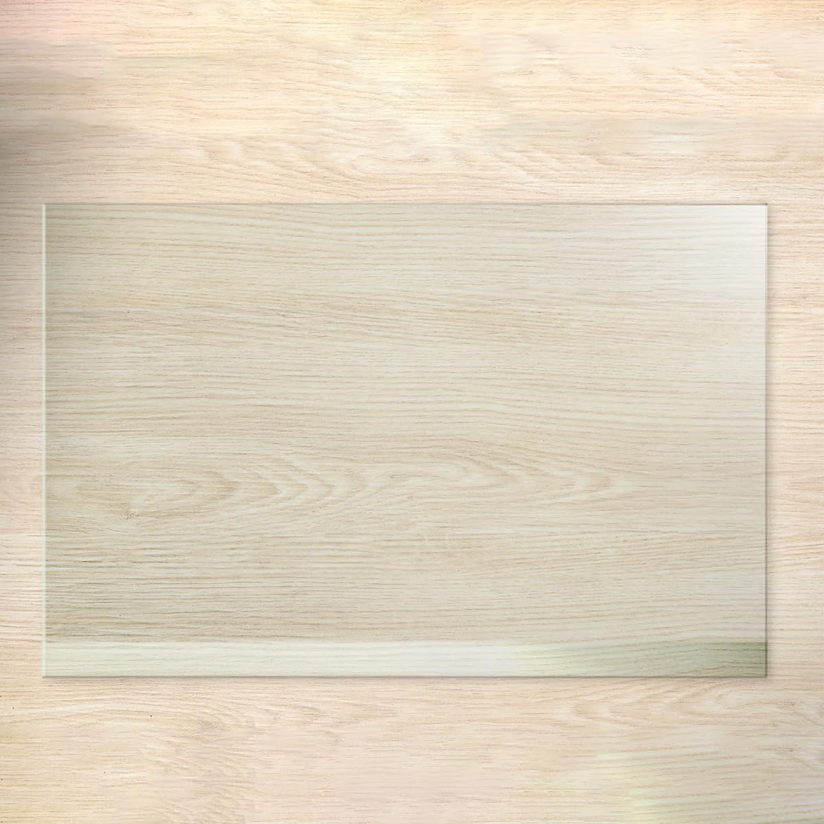 Amazon.com: IMPRESA 20"x 36" Tempered Glass Computer Desk Mat, Clear ...