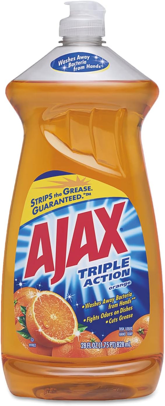 Amazon.com: Ajax - CPC 44678CT Triple Action Dish Liquid-Orange, 28 oz ...