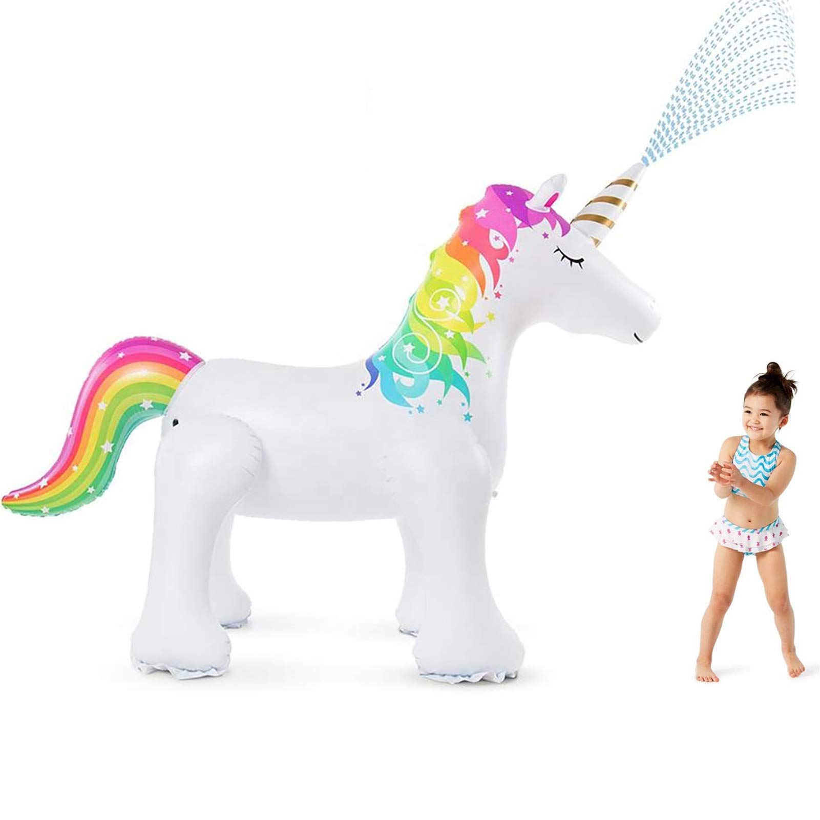 Buy GACYSMD Unicorn Yard Sprinkler,Inflatable Unicorn Sprinkler Water ...