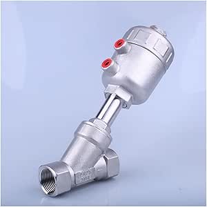Amazon.com: DOMOJT Pneumatic Valve Y Type Internal Thread Angle Seat ...
